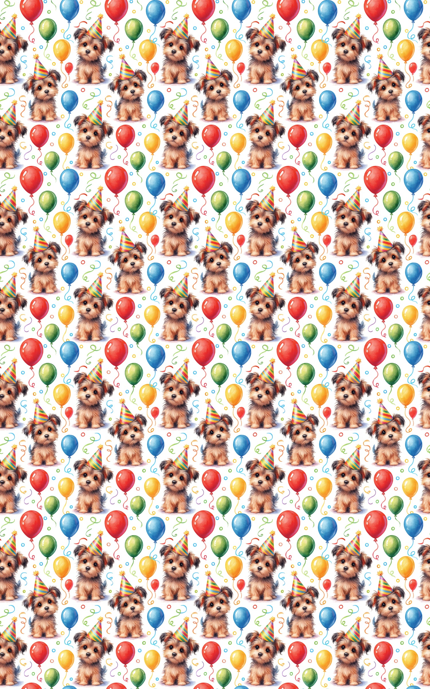 Birthday Bow Wow Wrapping Paper – London Penny Gift Wrap
