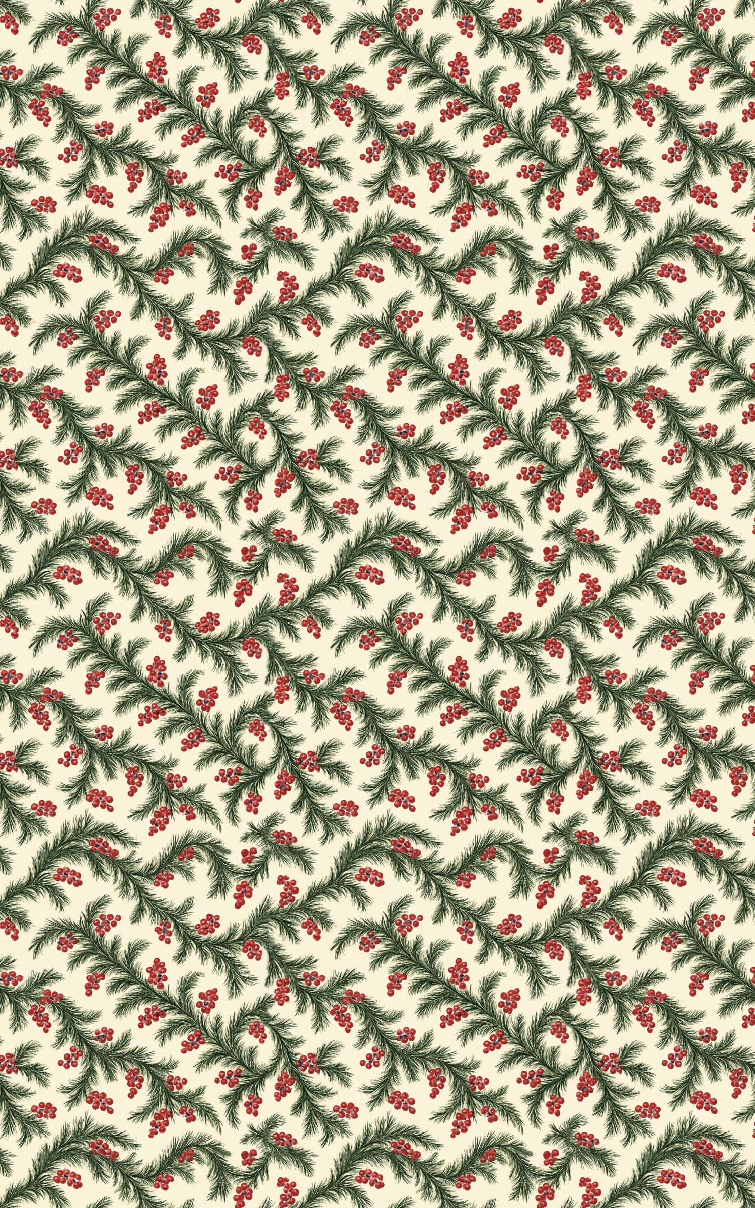 Festive Fir Garland Wrapping Paper – London Penny Gift Wrap