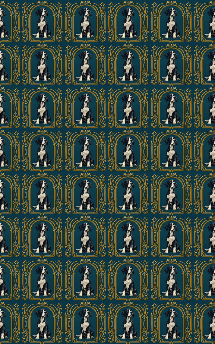 Great Dane Grandeur Wrapping Paper – London Penny Gift Wrap