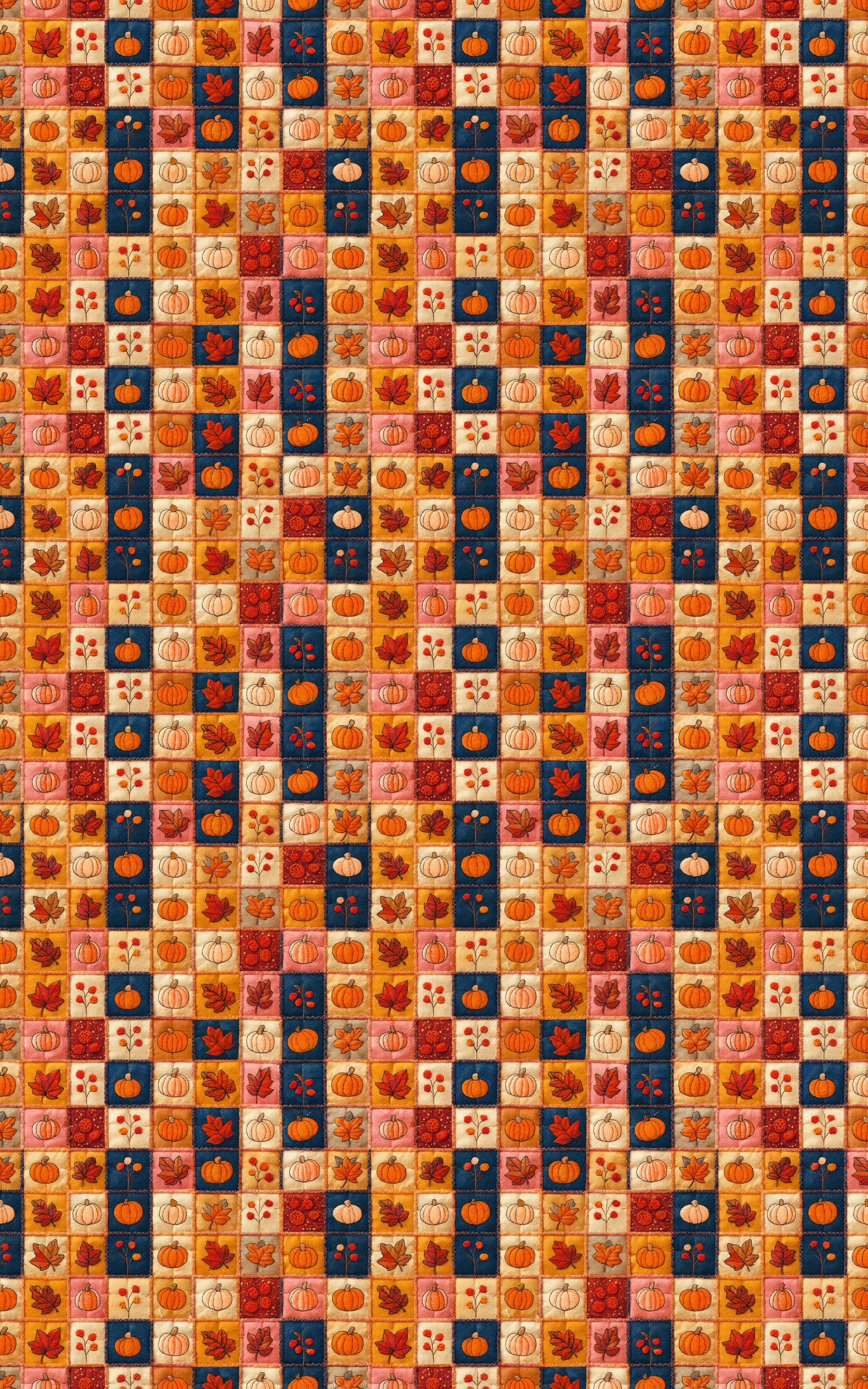 Pumpkin Patch Patchwork Wrapping Paper – London Penny Gift Wrap