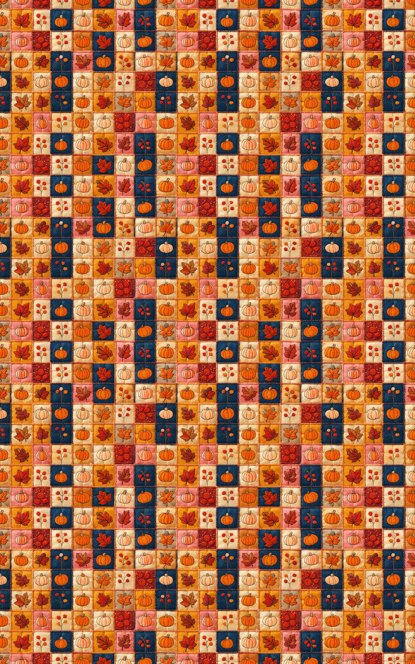 Pumpkin Patch Patchwork Wrapping Paper – London Penny Gift Wrap
