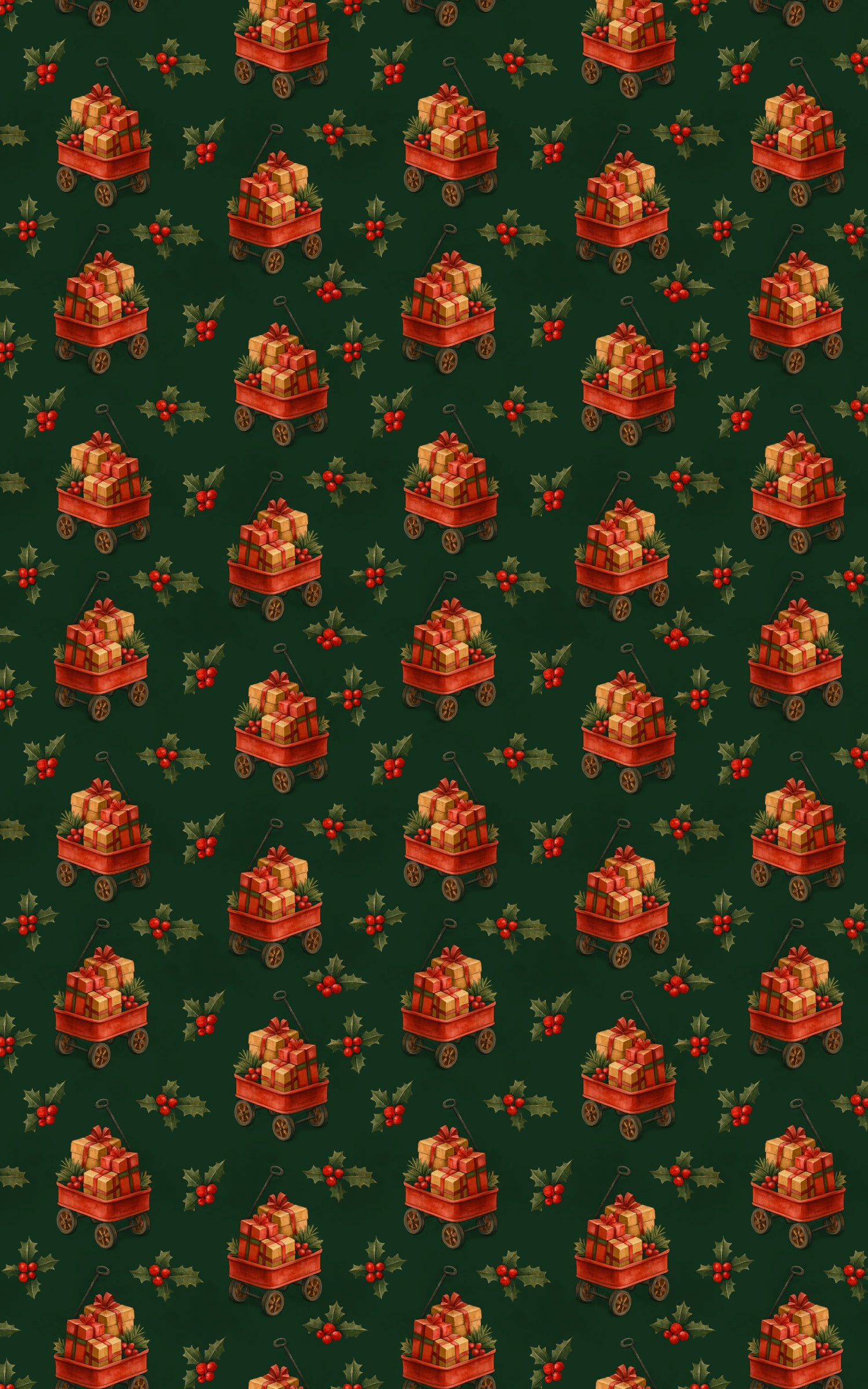 Red Wagon Wonder Wrapping Paper – London Penny Gift Wrap