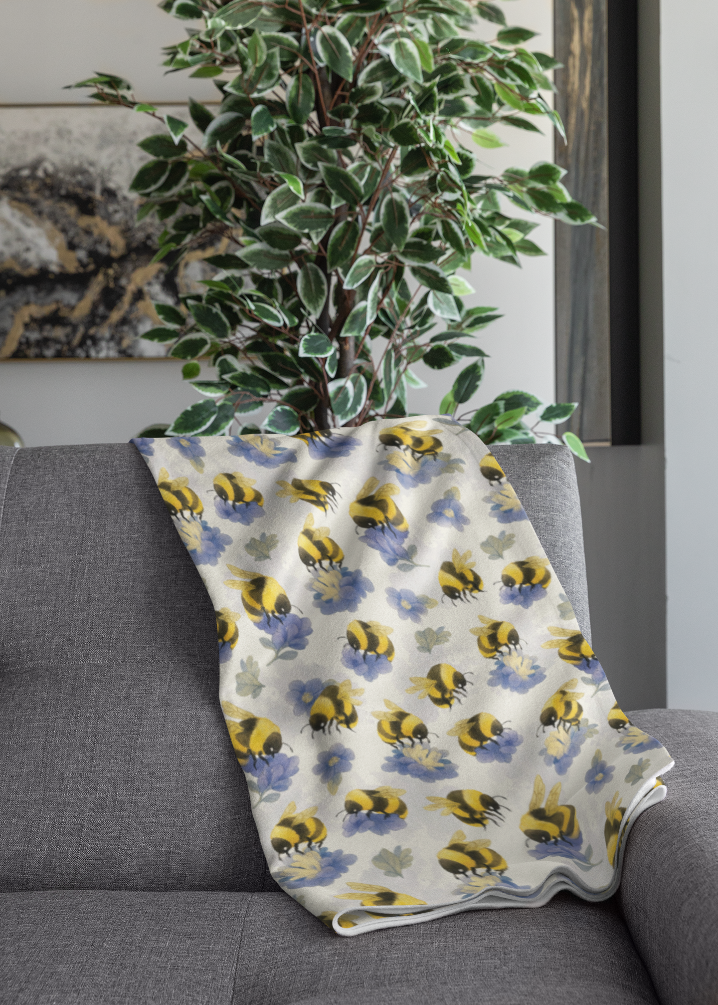 Buzz & Bloom Sherpa Blanket – London Penny Gift Wrap