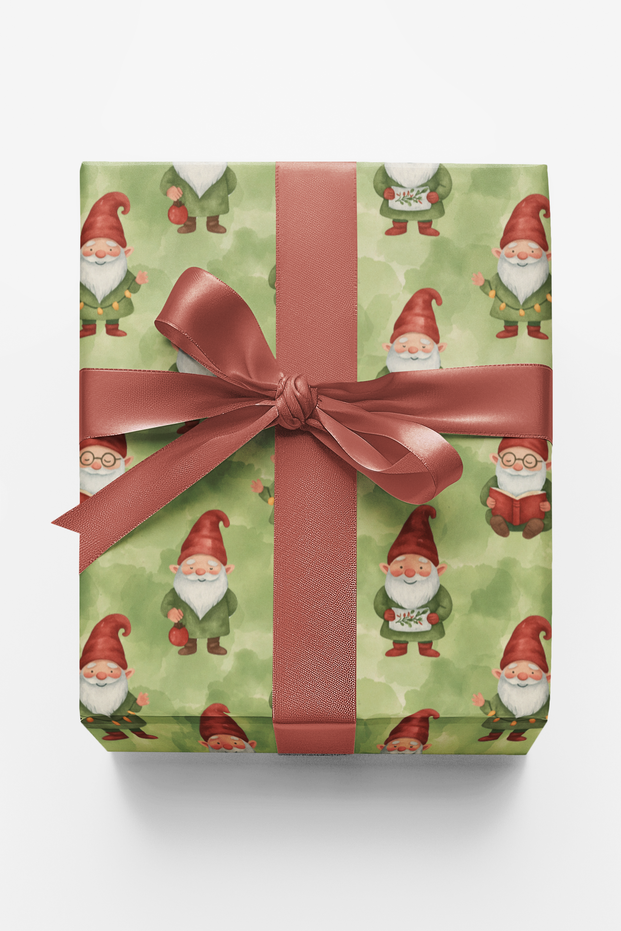 Jolly Christmas Gnomes Wrapping Paper – London Penny Gift Wrap