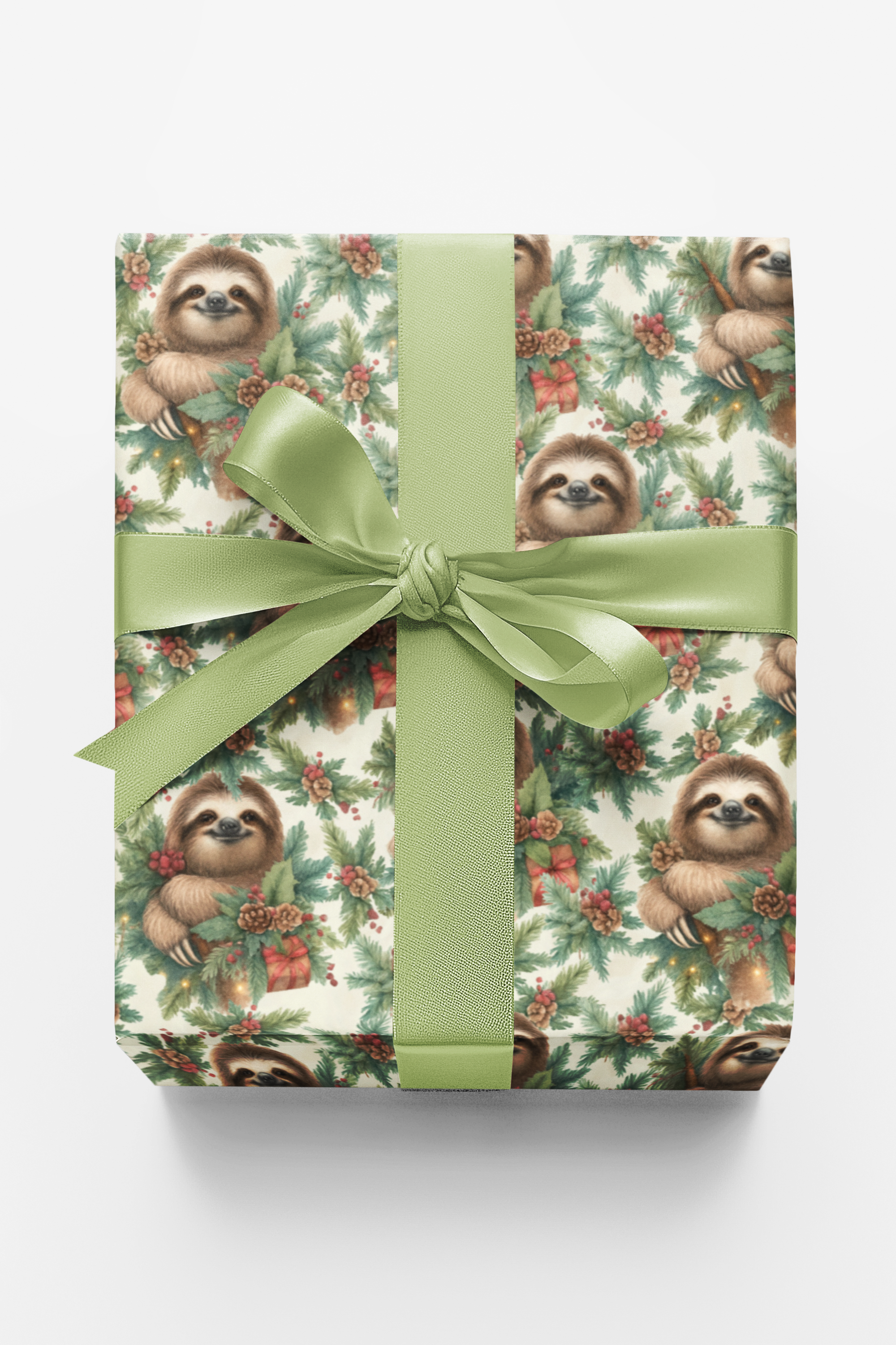 Slow & Mistletoe Wrapping Paper – London Penny Gift Wrap