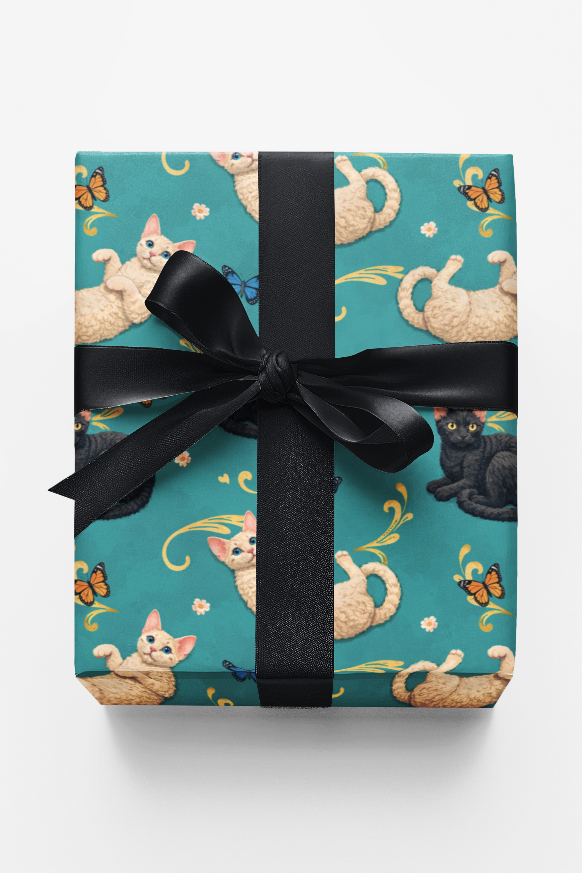 Devon Rex Whimsy Wrapping Paper – London Penny Gift Wrap