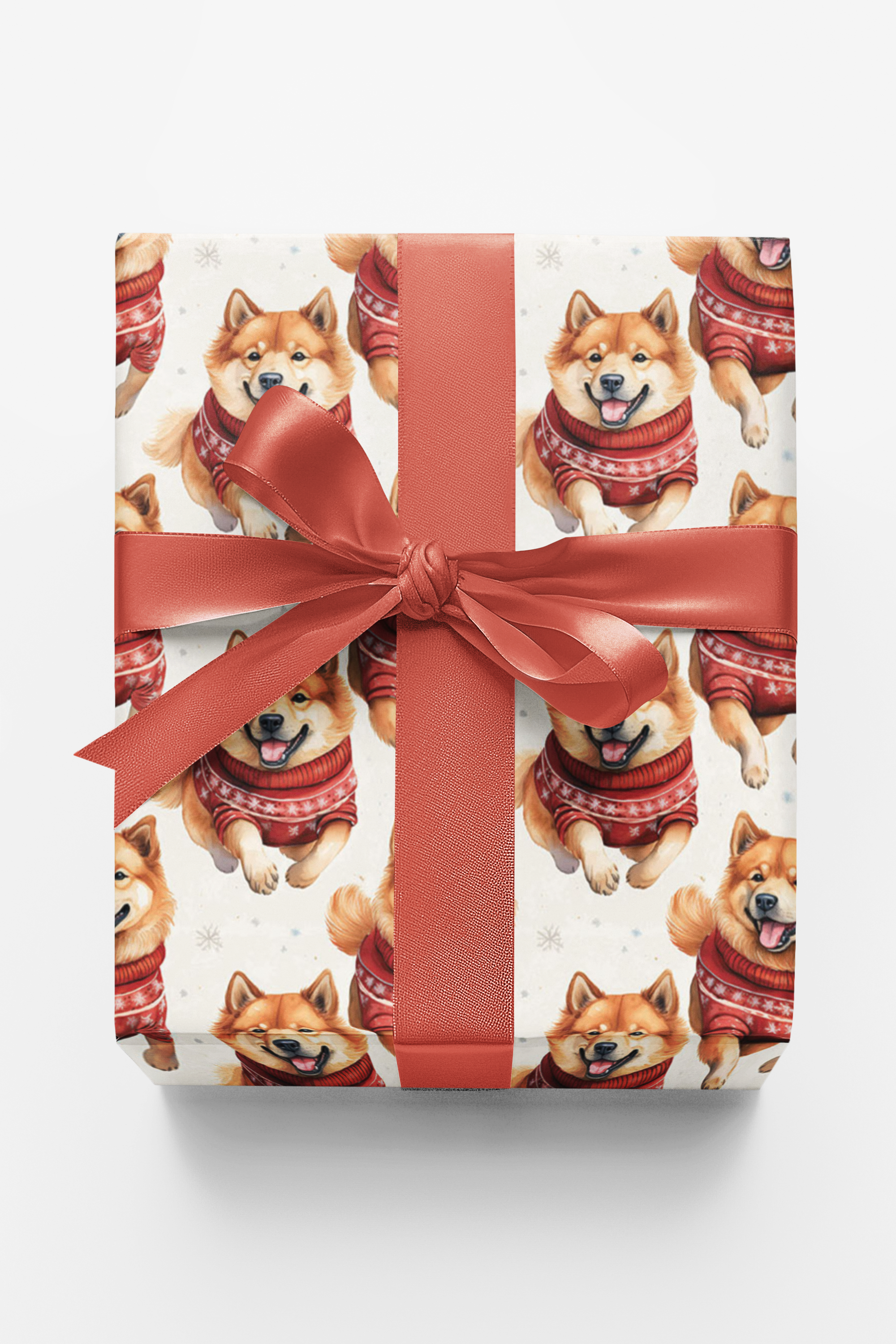 Sweater Run Shiba Wrapping Paper – London Penny Gift Wrap