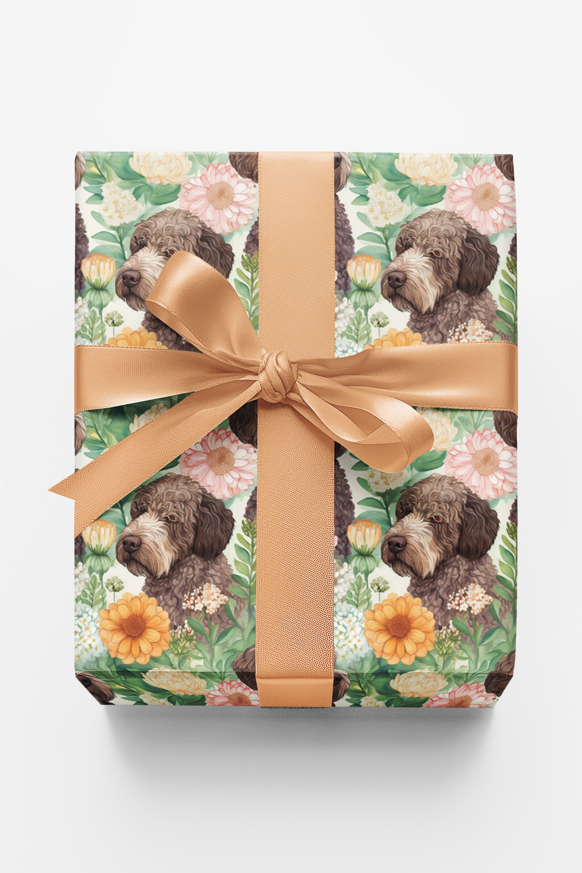 Spanish Water Dog Garden Party Wrapping Paper – London Penny Gift Wrap