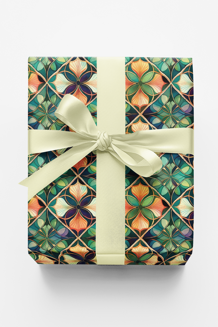 Opulent Lattice Wrapping Paper – London Penny Gift Wrap