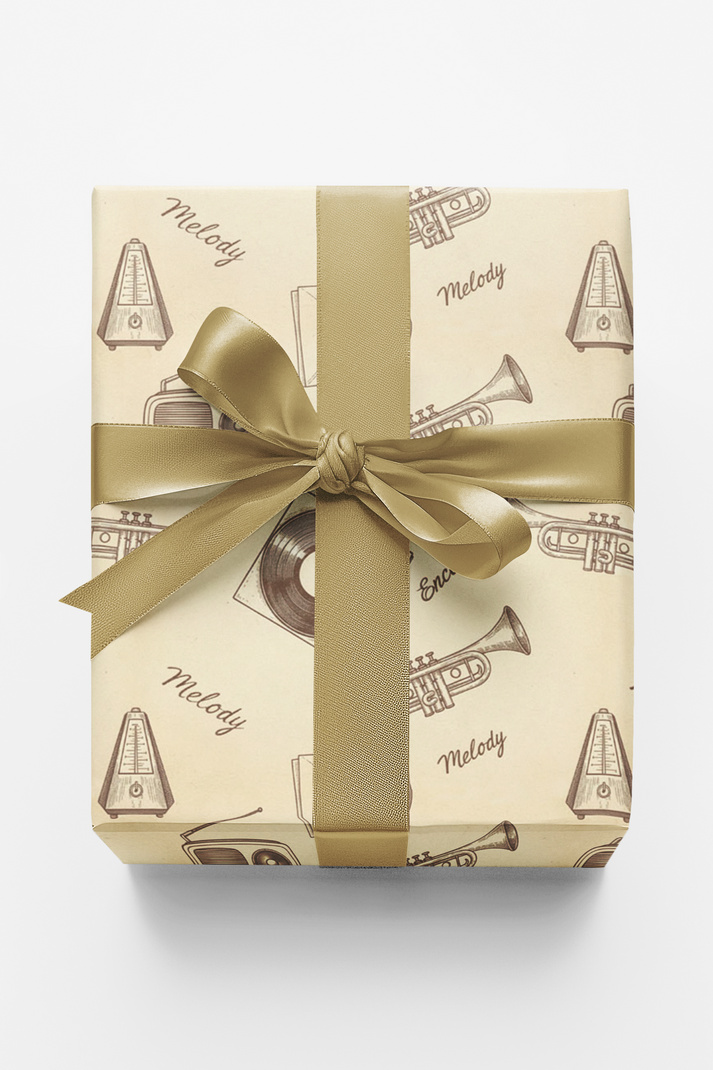 Music Room: Melody Wrapping Paper – London Penny Gift Wrap