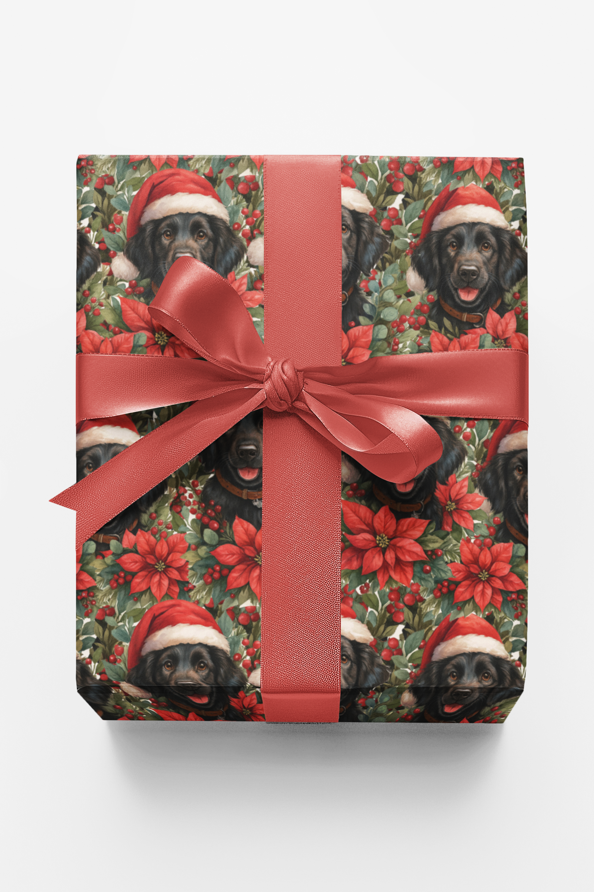 Ebony Sleigh Bells & Joyful Tails Wrapping Paper – London Penny Gift Wrap