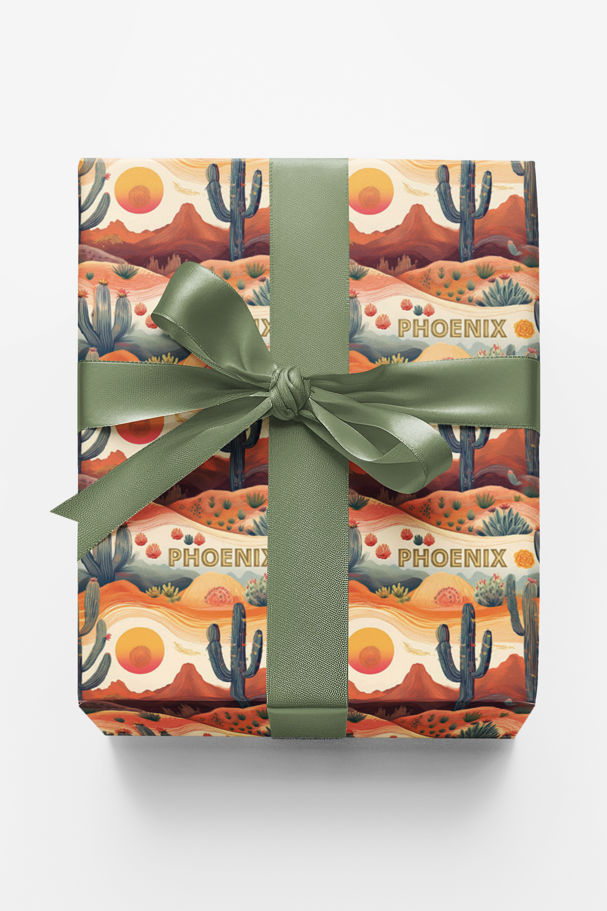 Phoenix — Desert Glow Wrapping Paper – London Penny Gift Wrap