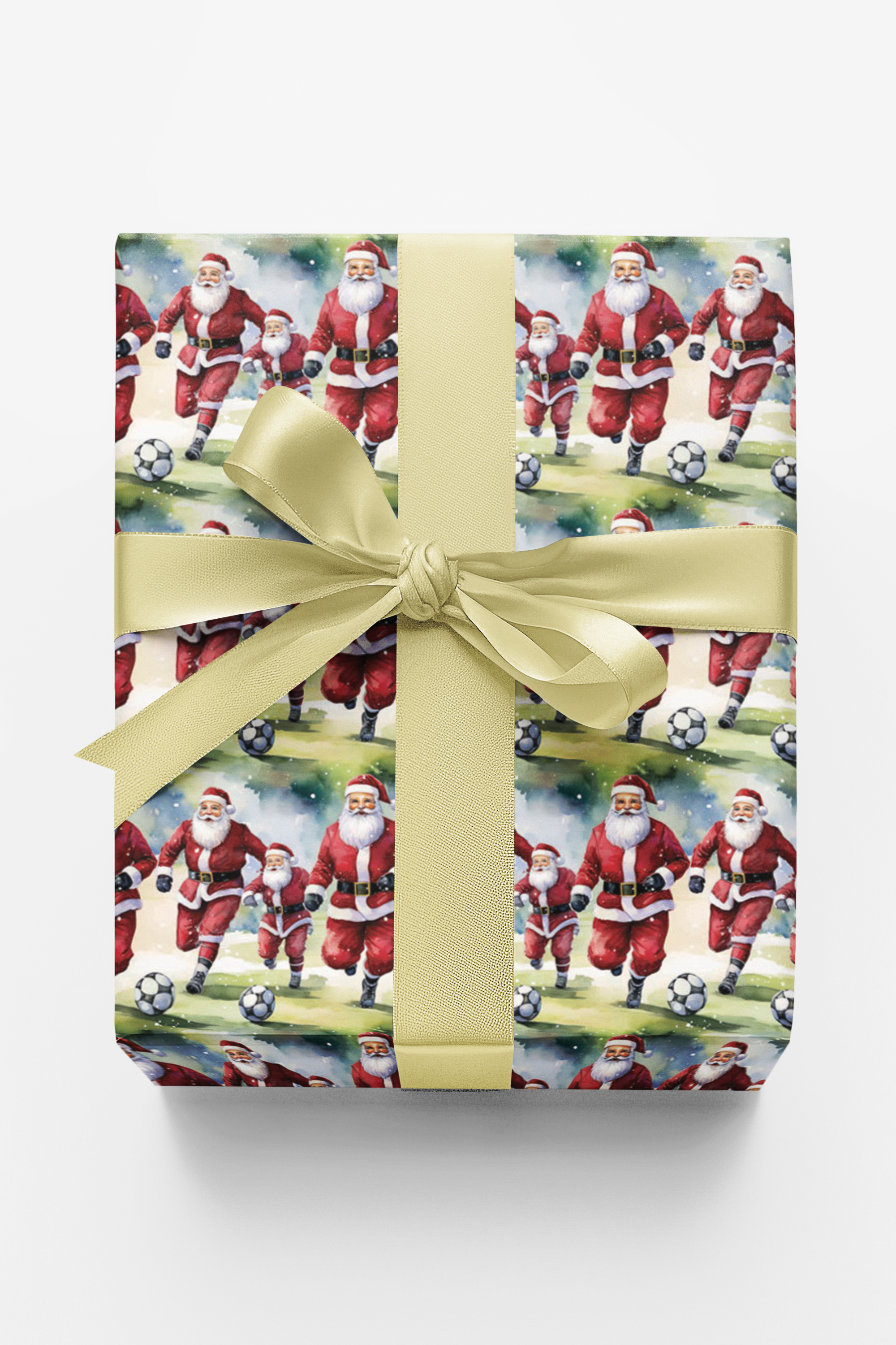 Santa Strikes Again! Wrapping Paper – London Penny Gift Wrap