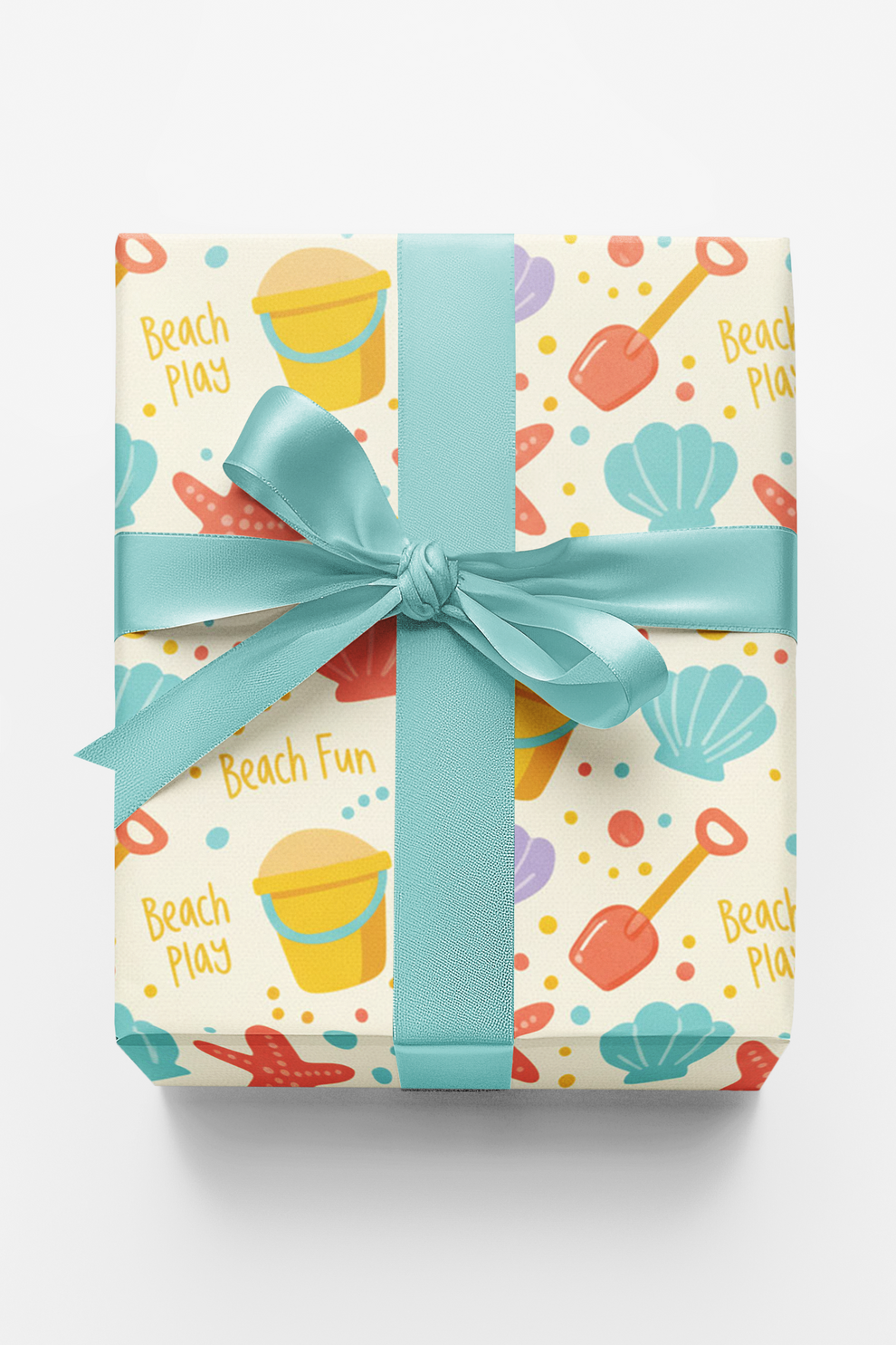 Beach Play Seaside Wrapping Paper – London Penny Gift Wrap