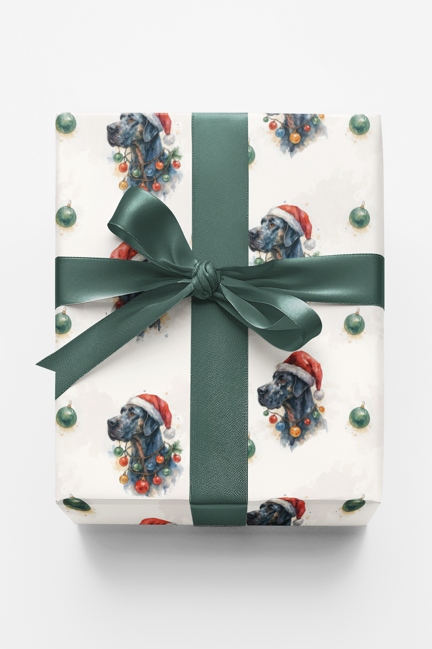 Evergreen Dane Spirit Wrapping Paper – London Penny Gift Wrap