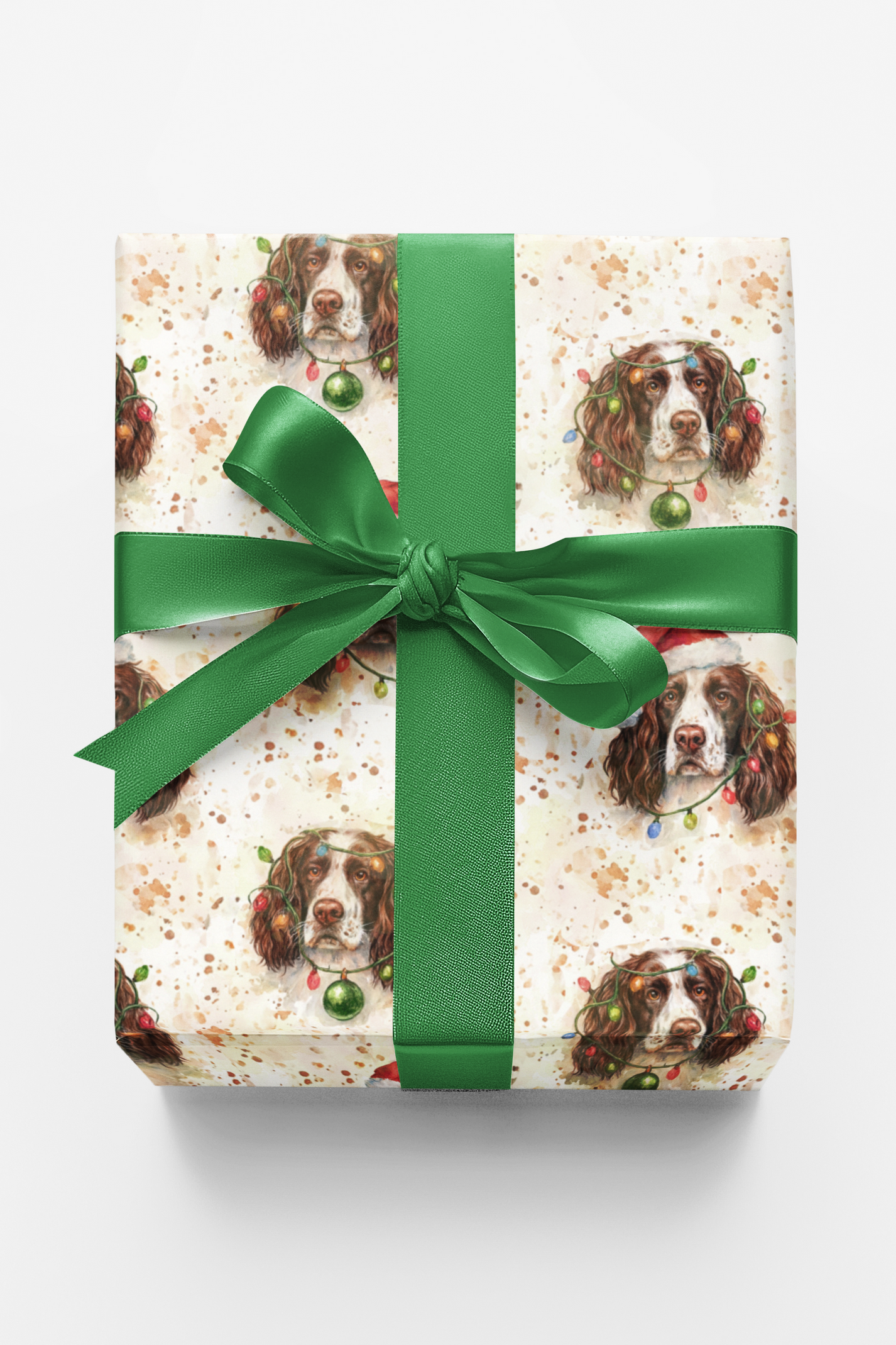 Holly Jolly Springer Wrapping Paper – London Penny Gift Wrap