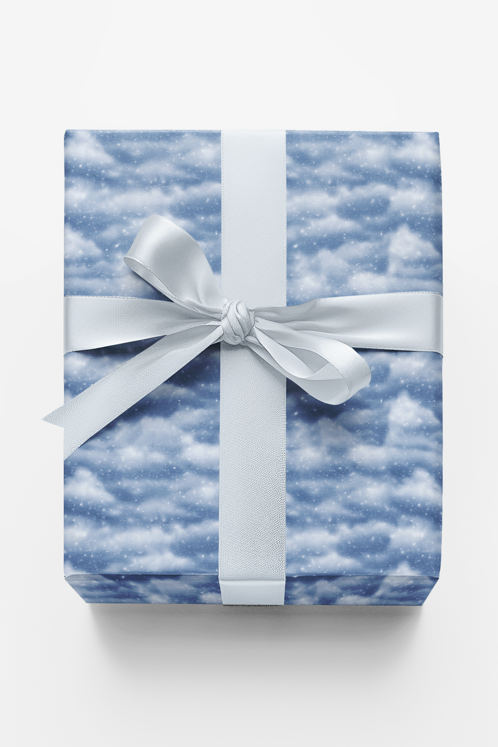 Soft Snow Drift Clouds Wrapping Paper – London Penny Gift Wrap