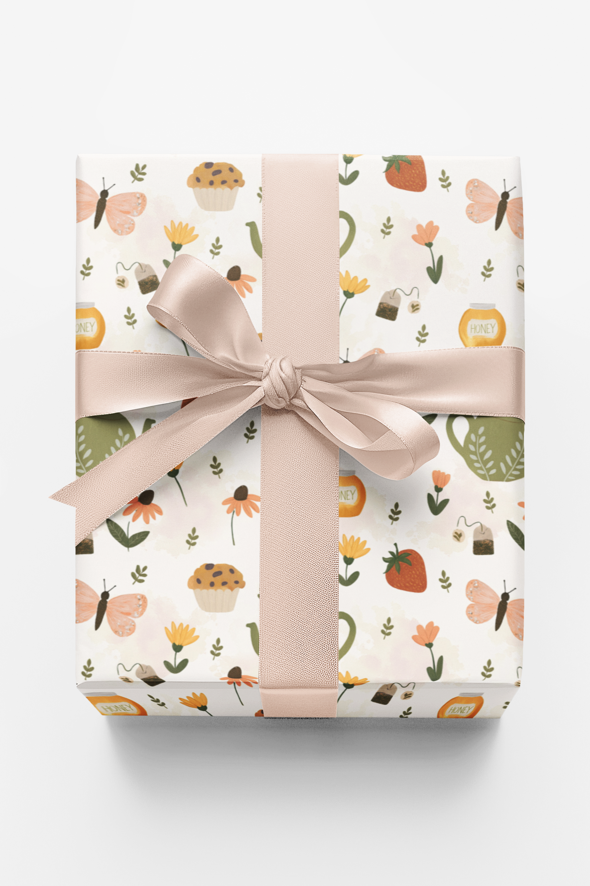 Spring Tea Garden Wrapping Paper – London Penny Gift Wrap