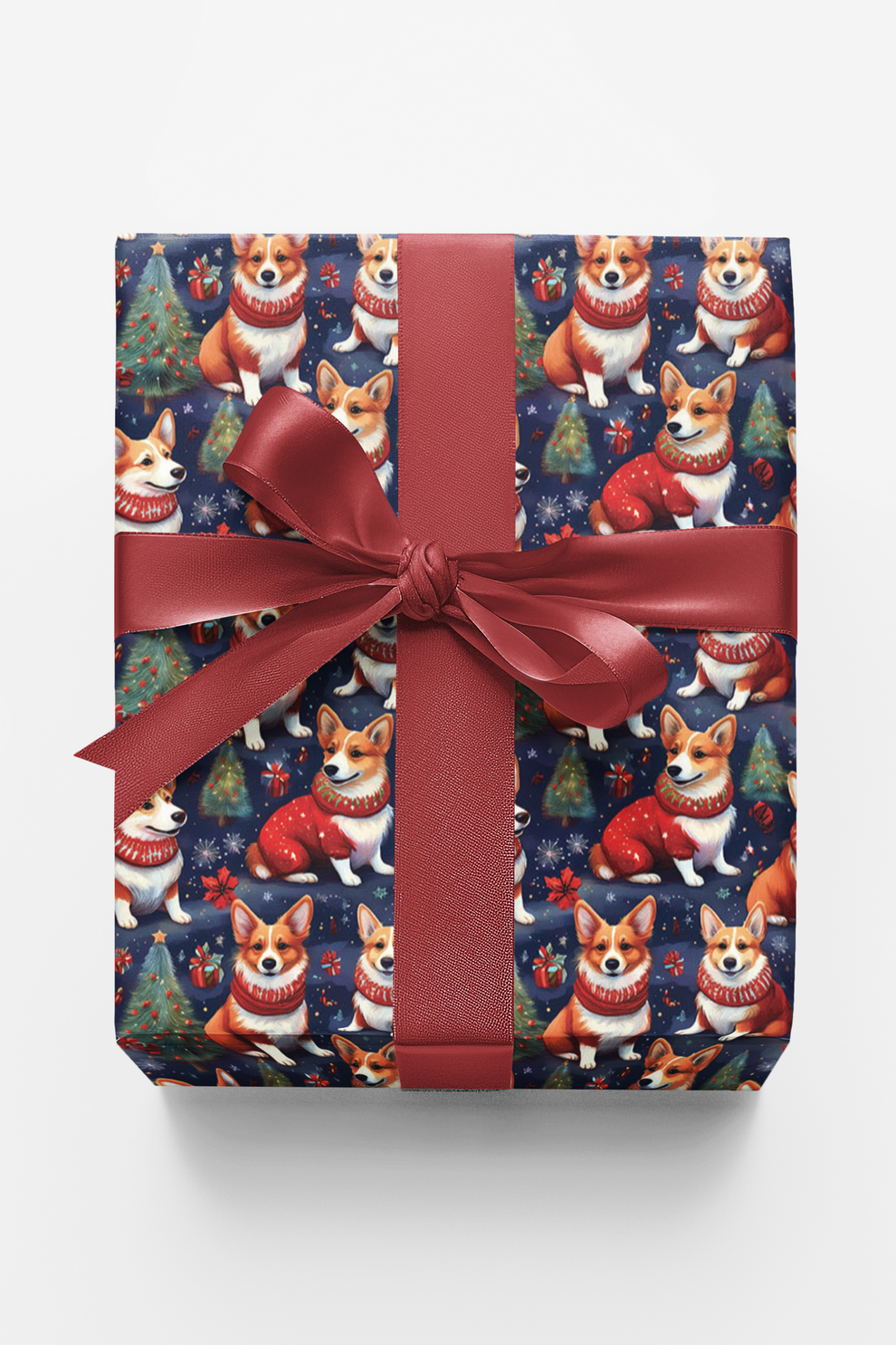 Corgi Under the Pines Wrapping Paper – London Penny Gift Wrap