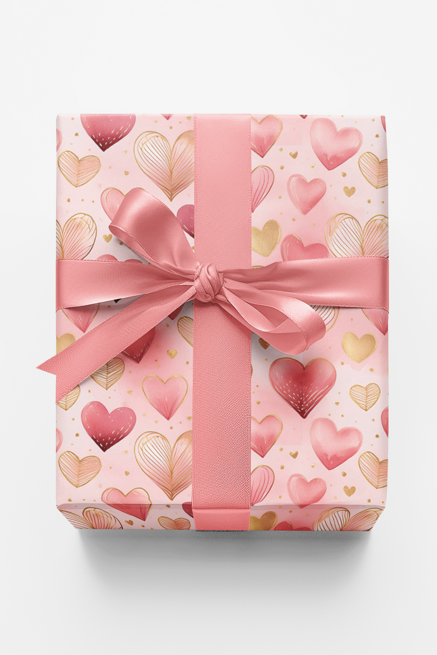 Classic Blush Romance Wrapping Paper – London Penny Gift Wrap